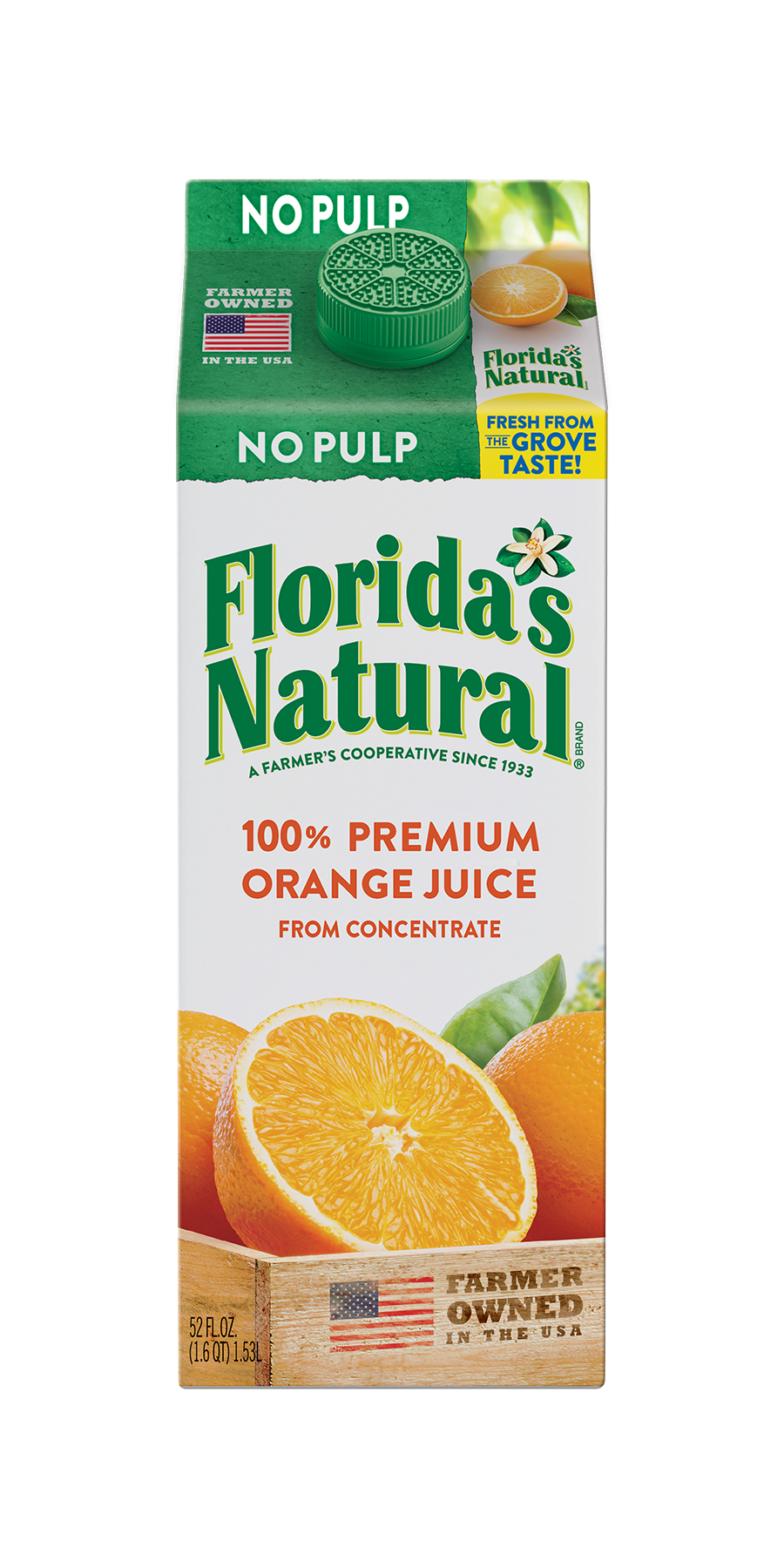 Orange Juice 52oz Carton | Floridas Natural Food Service