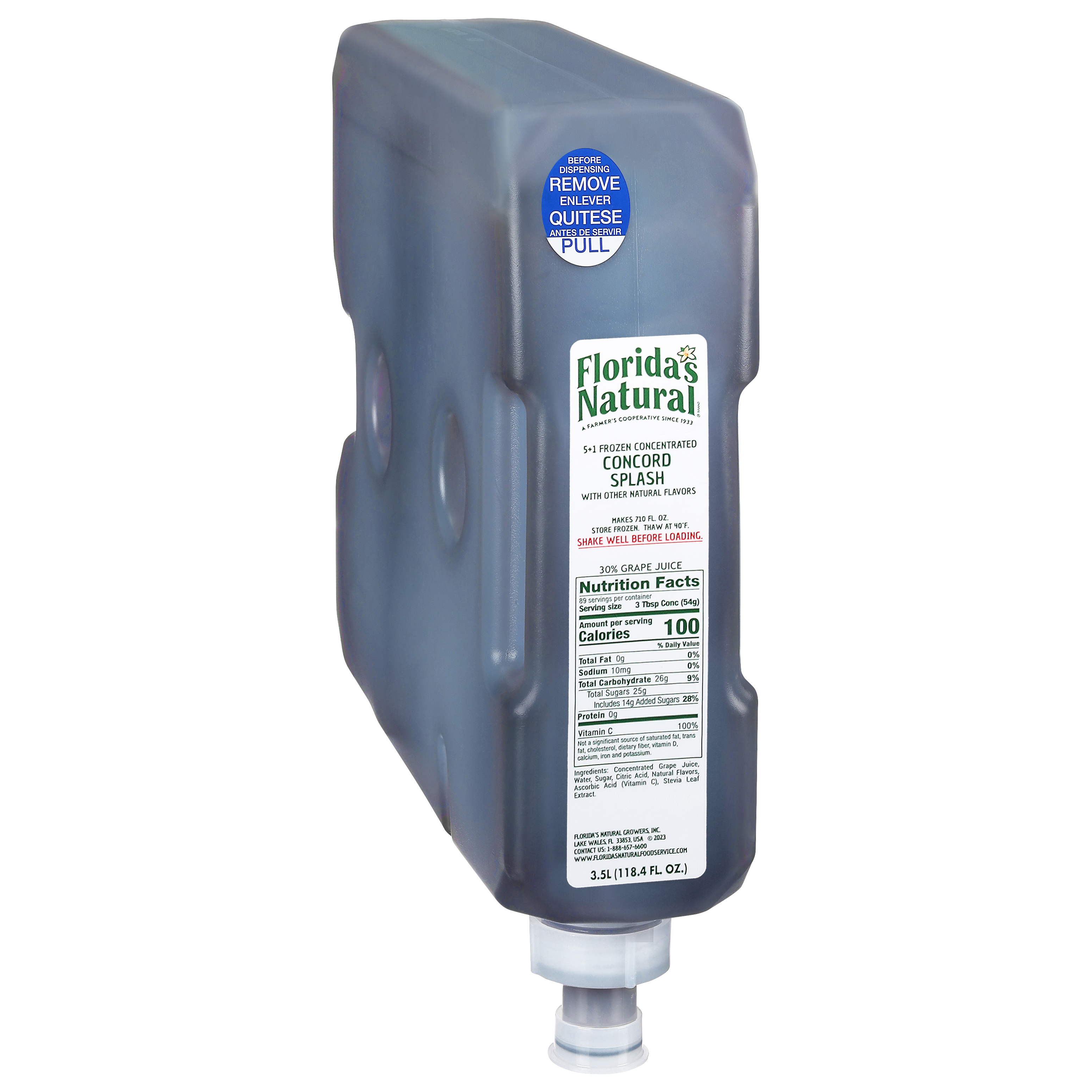 Florida's Natural® 3.5 L Cartridge (Frozen) | Floridas Natural Food Service