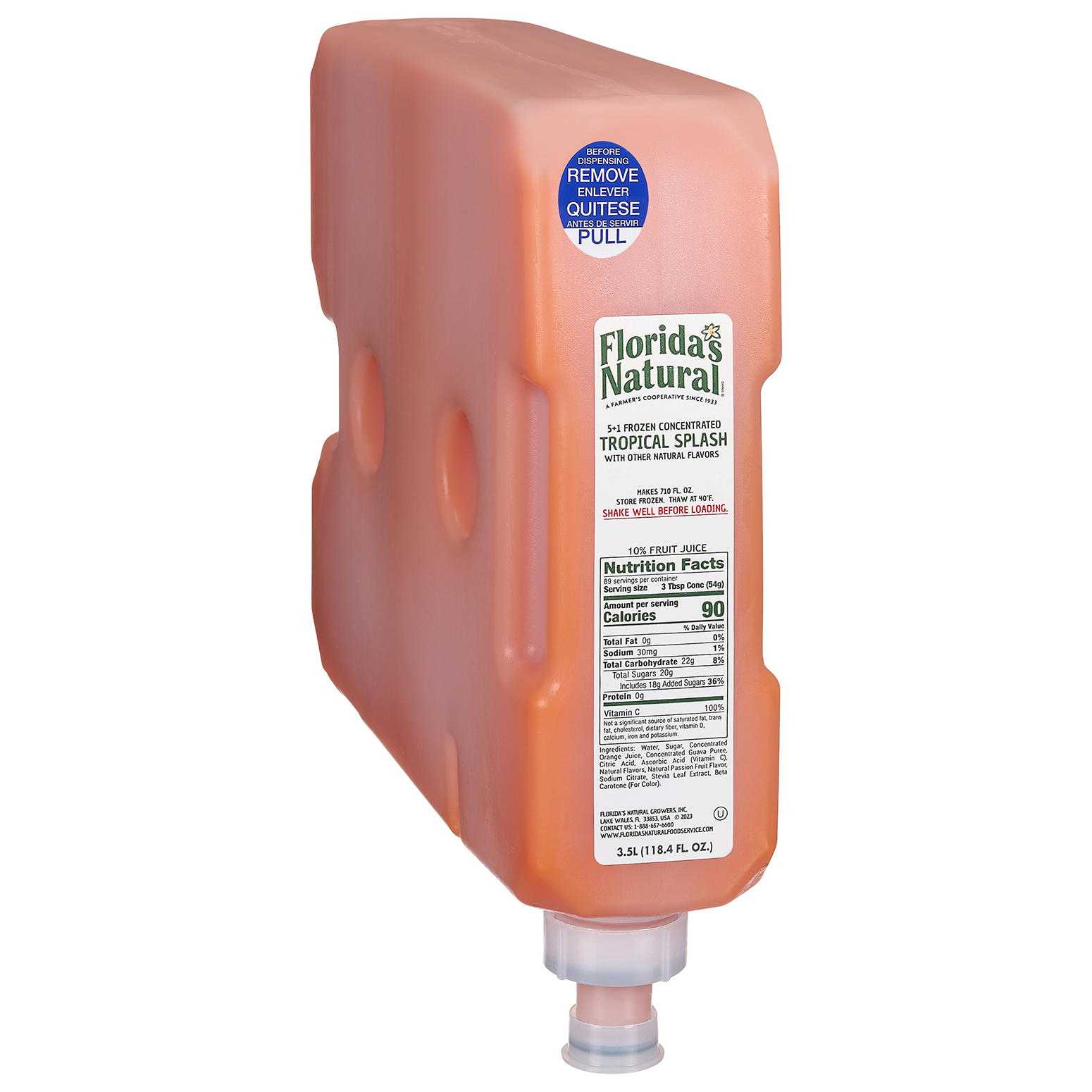 Florida's Natural® 3.5 L Cartridge (Frozen) | Floridas Natural Food Service